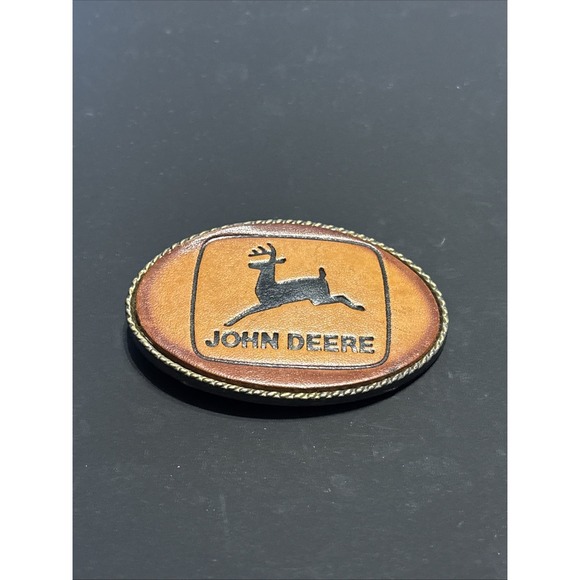 John Deere | Accessories | John Deere 968 Trademark Leaping Deer Brass ...